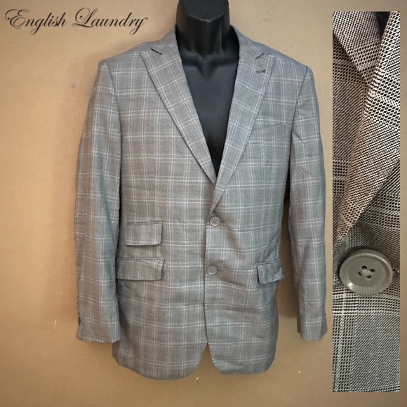 English Laundry | Suits & Blazers | English Laundry Plaid Blazer 38s ...